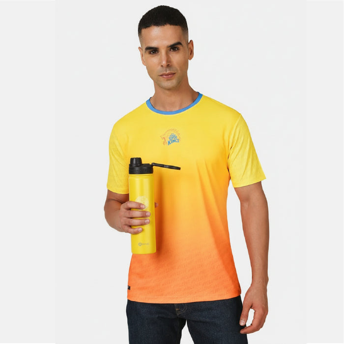 Hyve x CSK Steel Bottle – Chennai Super Kings Hydration Bottle | Hyve ...