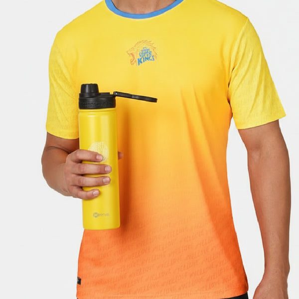 Hyve x CSK Steel Bottle – Chennai Super Kings Hydration Bottle | Hyve ...